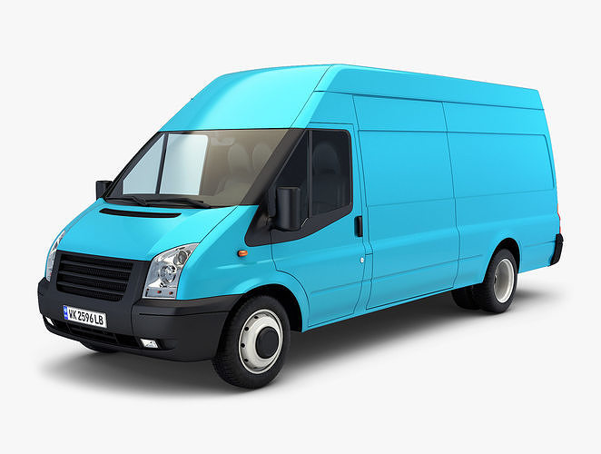 Cargo Van v 1 3D model | CGTrader