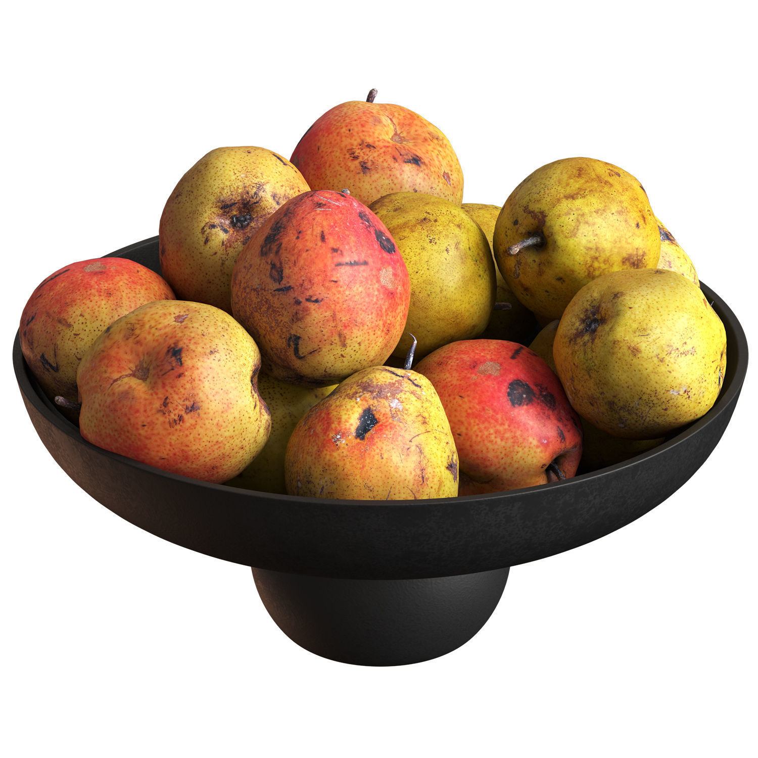 3D model Pear in fruit bowl VR / AR / low-poly | CGTrader