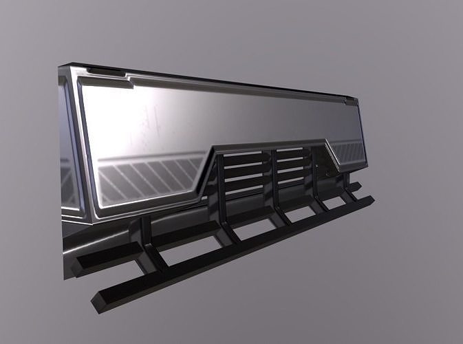 3D model Fence Sci Fi VR / AR / low-poly | CGTrader