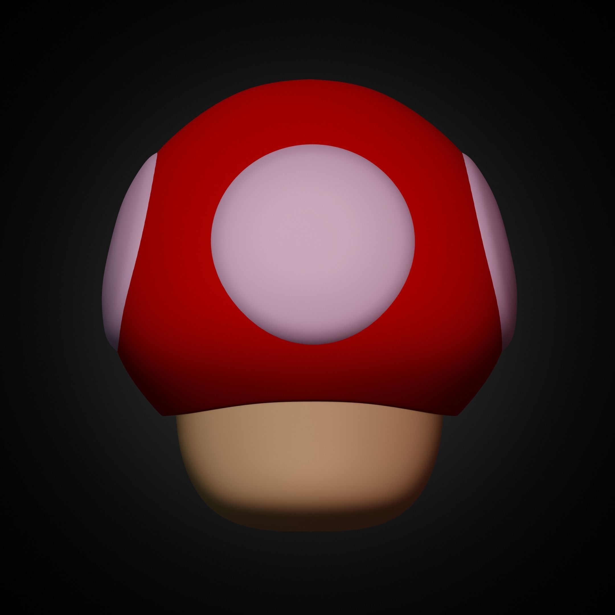 Super Mario Bros Movie Magic Mushroom 3D model 3D printable | CGTrader