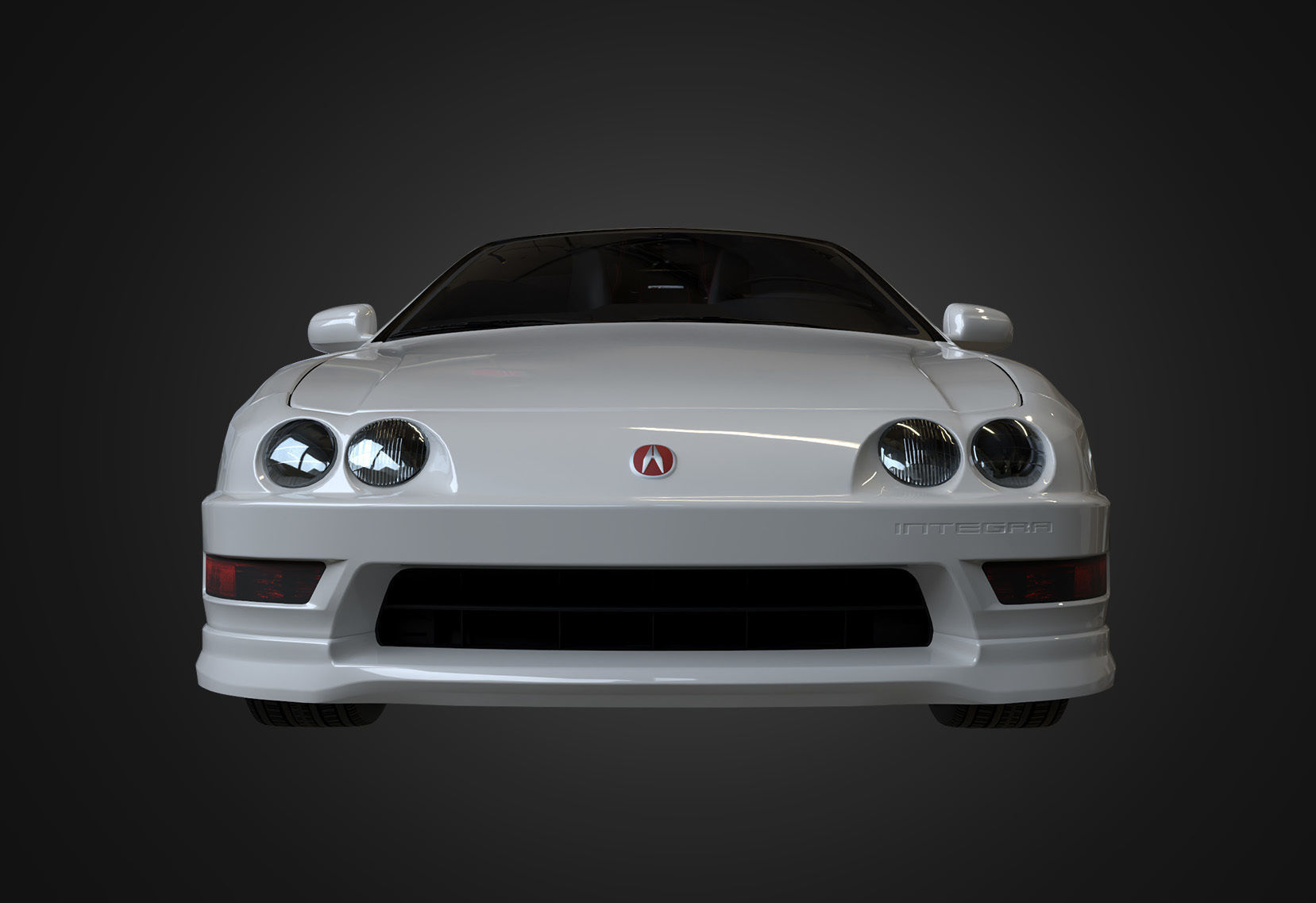 Acura Integra 2001 free VR / AR / low-poly 3D model | CGTrader