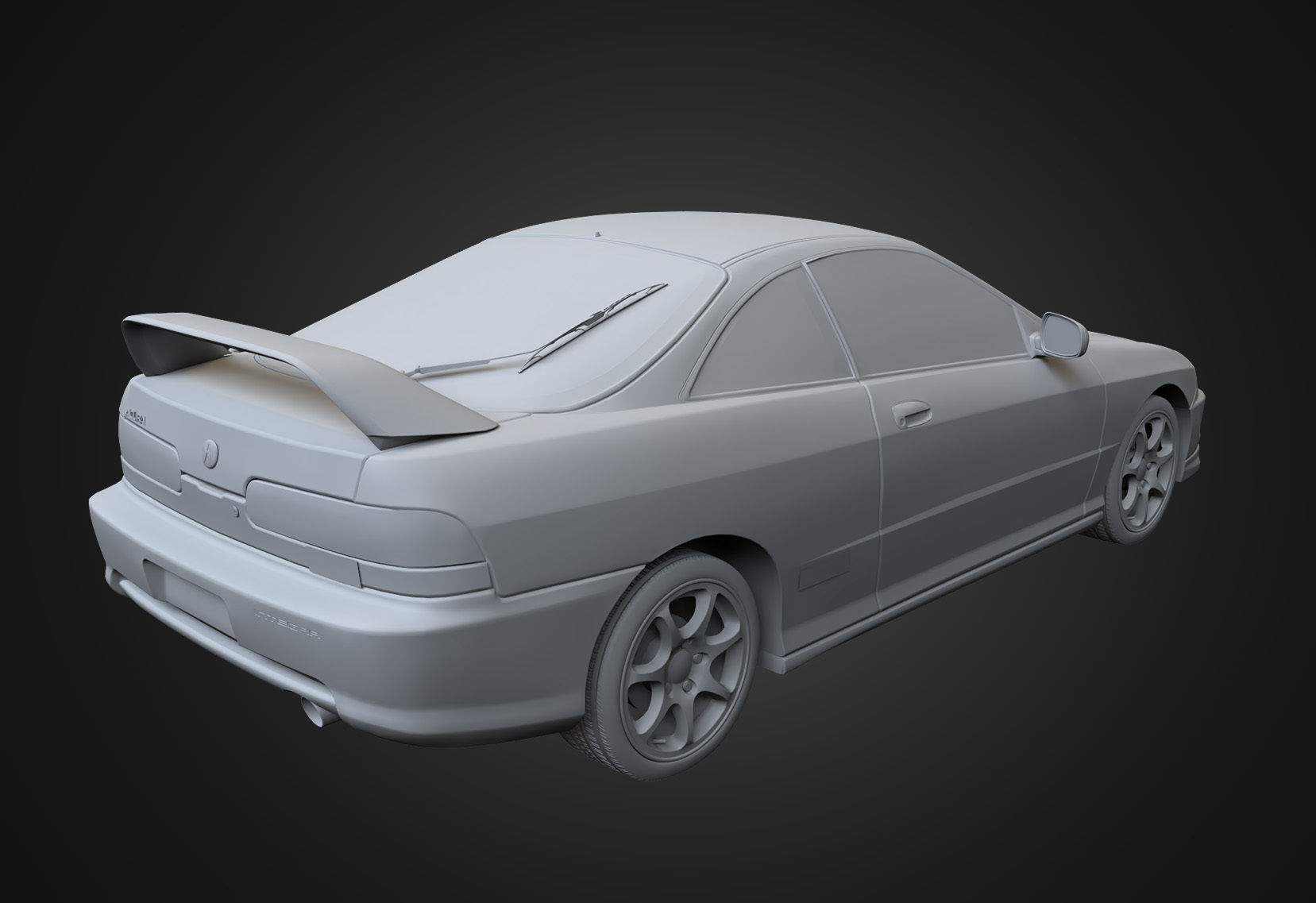 Acura Integra 2001 free VR / AR / low-poly 3D model | CGTrader