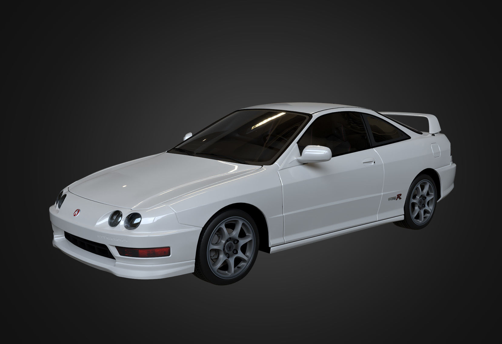 Acura Integra 2001 free VR / AR / low-poly 3D model | CGTrader