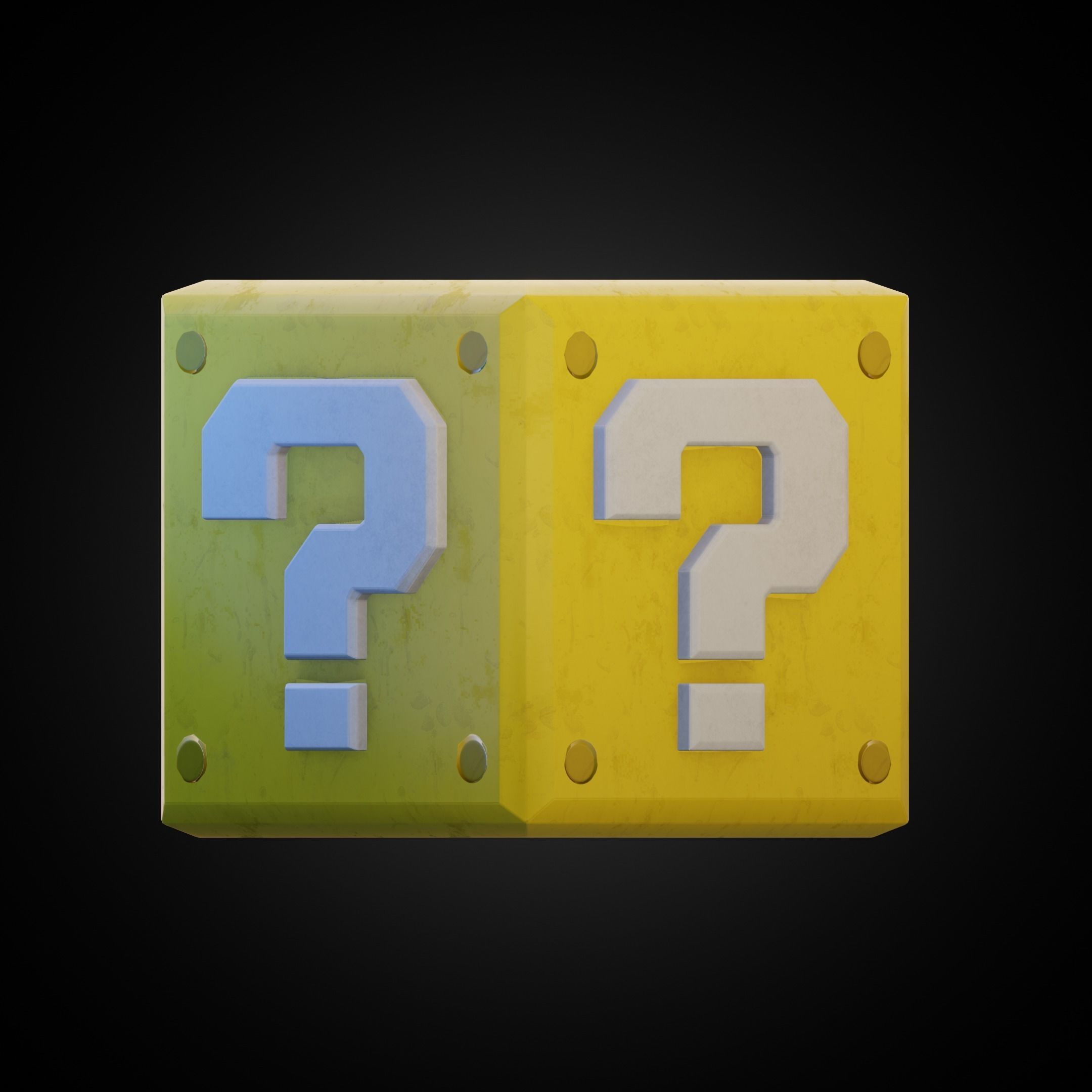 Super Mario Bros Movie Question Block 3D model 3D printable | CGTrader