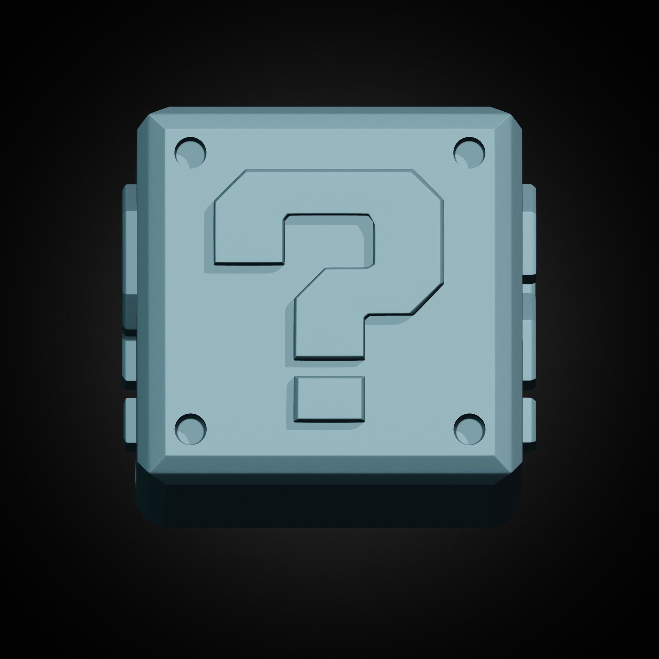 Super Mario Bros Movie Question Block 3D model 3D printable | CGTrader