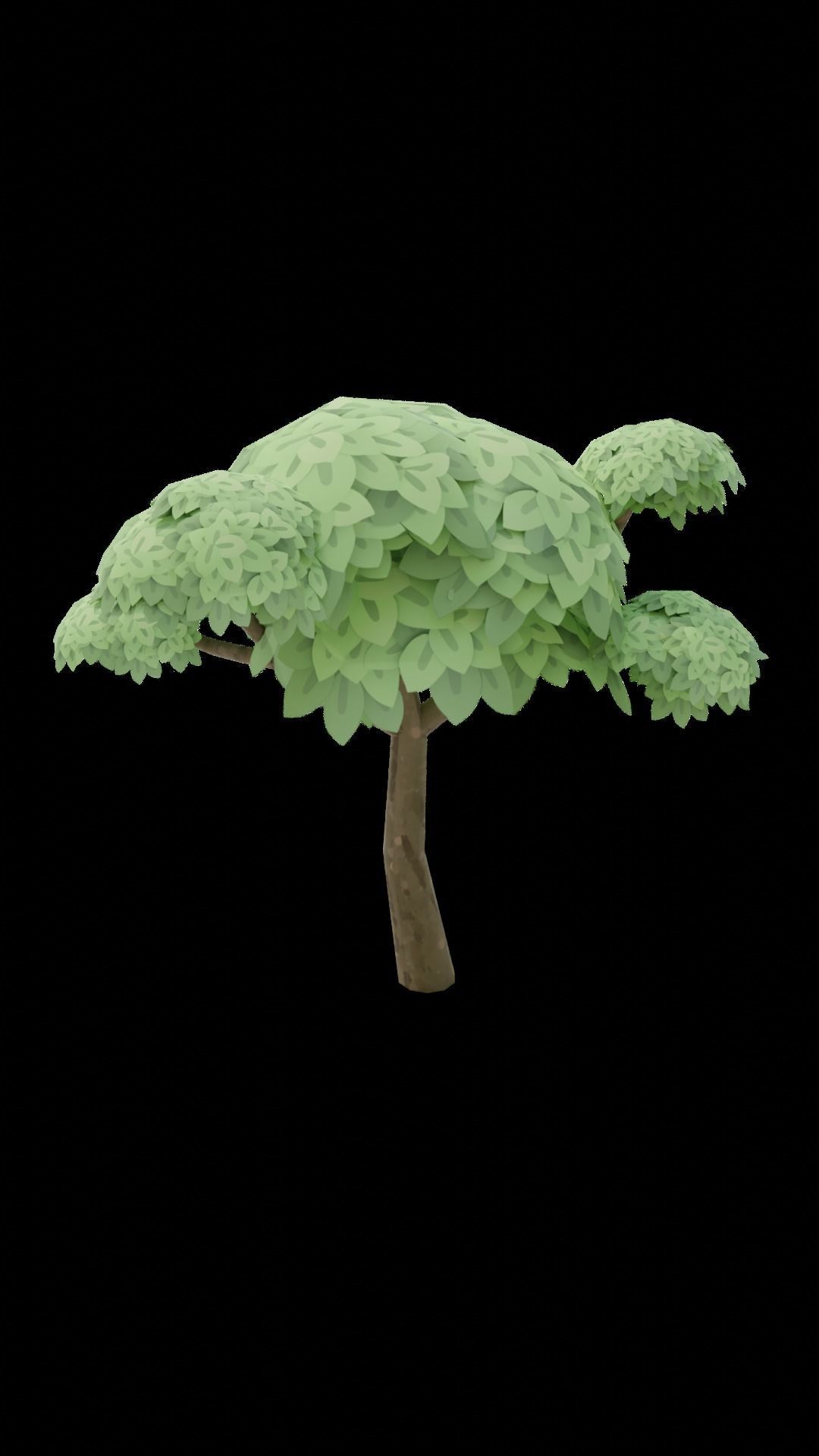 3D model 10 Stylized low poly trees VR / AR / low-poly | CGTrader