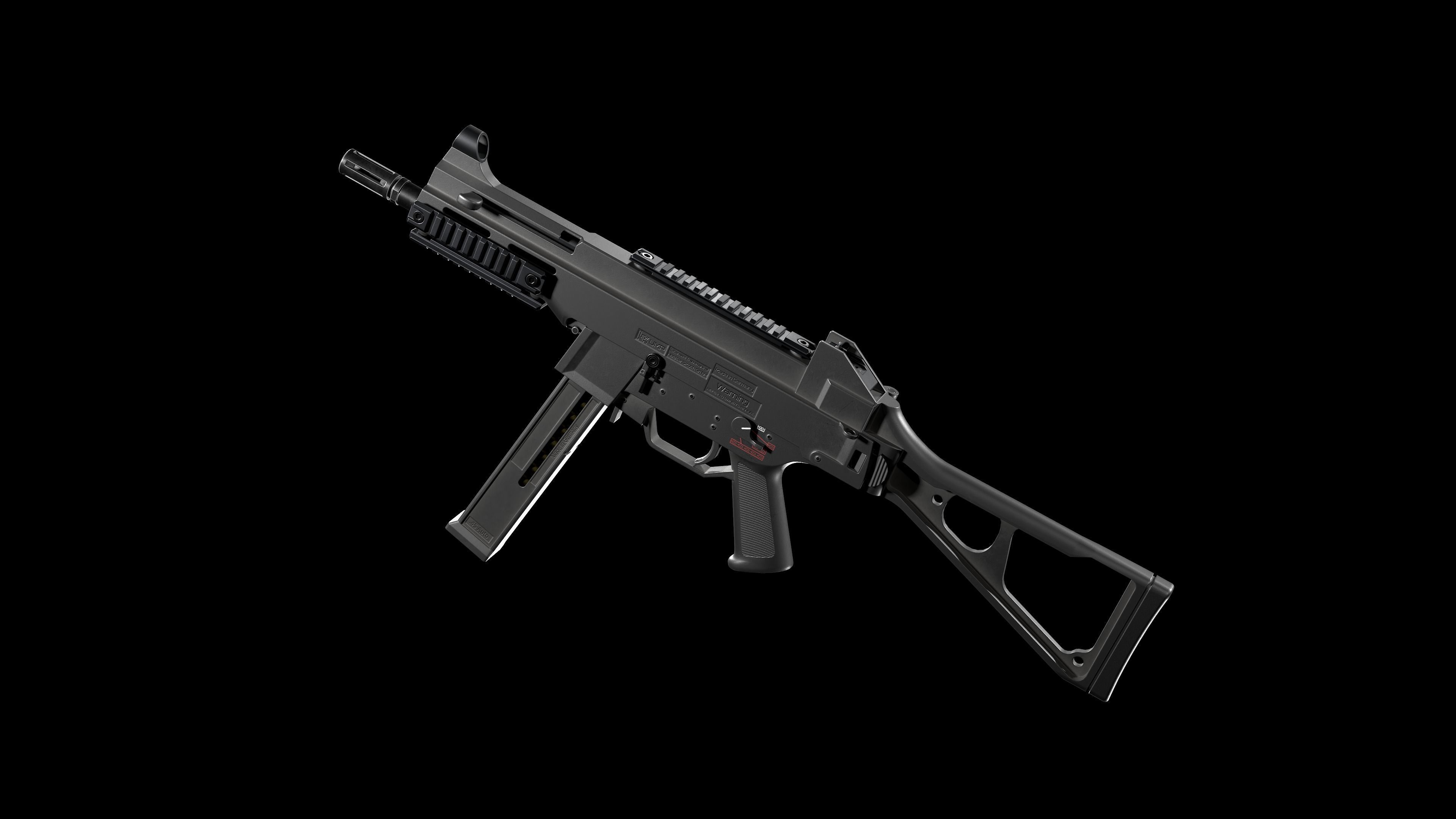 3D model HK UMP 45 ACP SMG VR / AR / low-poly | CGTrader