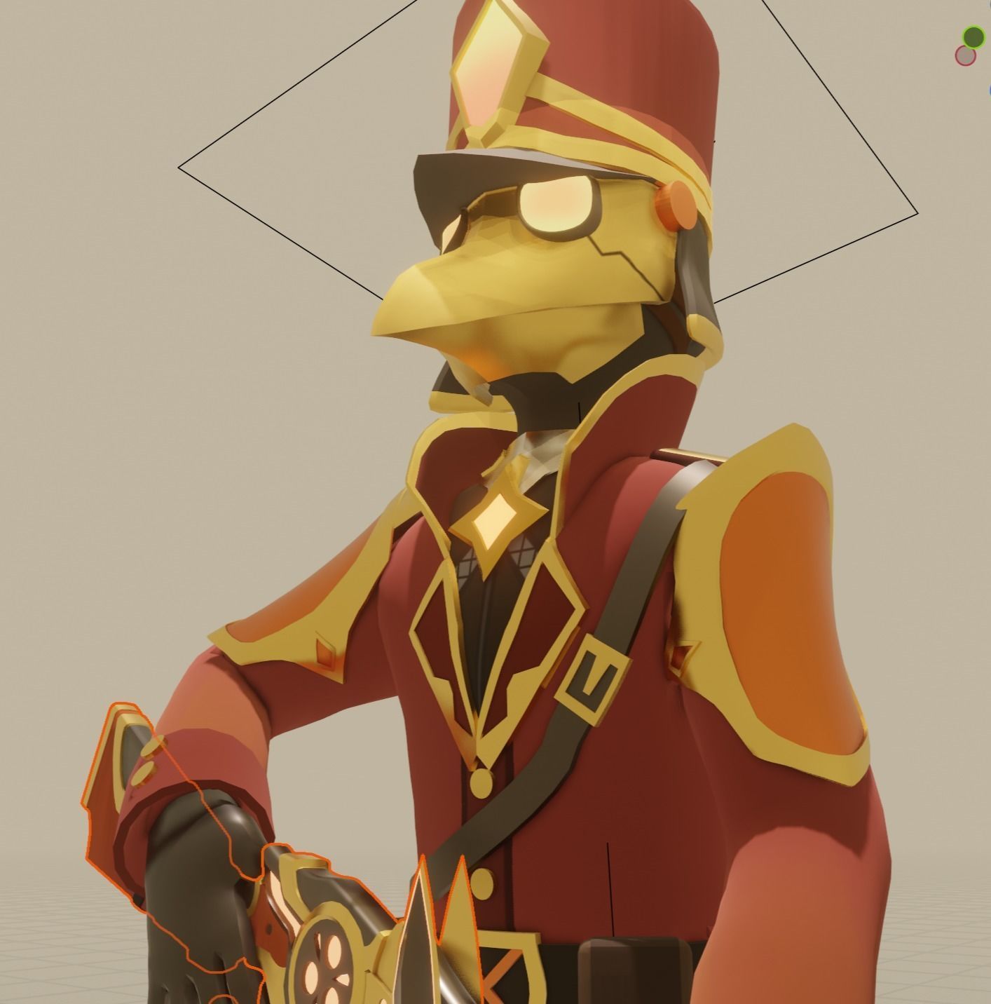 fantasy soldier with gun 3D Model 3D model rigged | CGTrader
