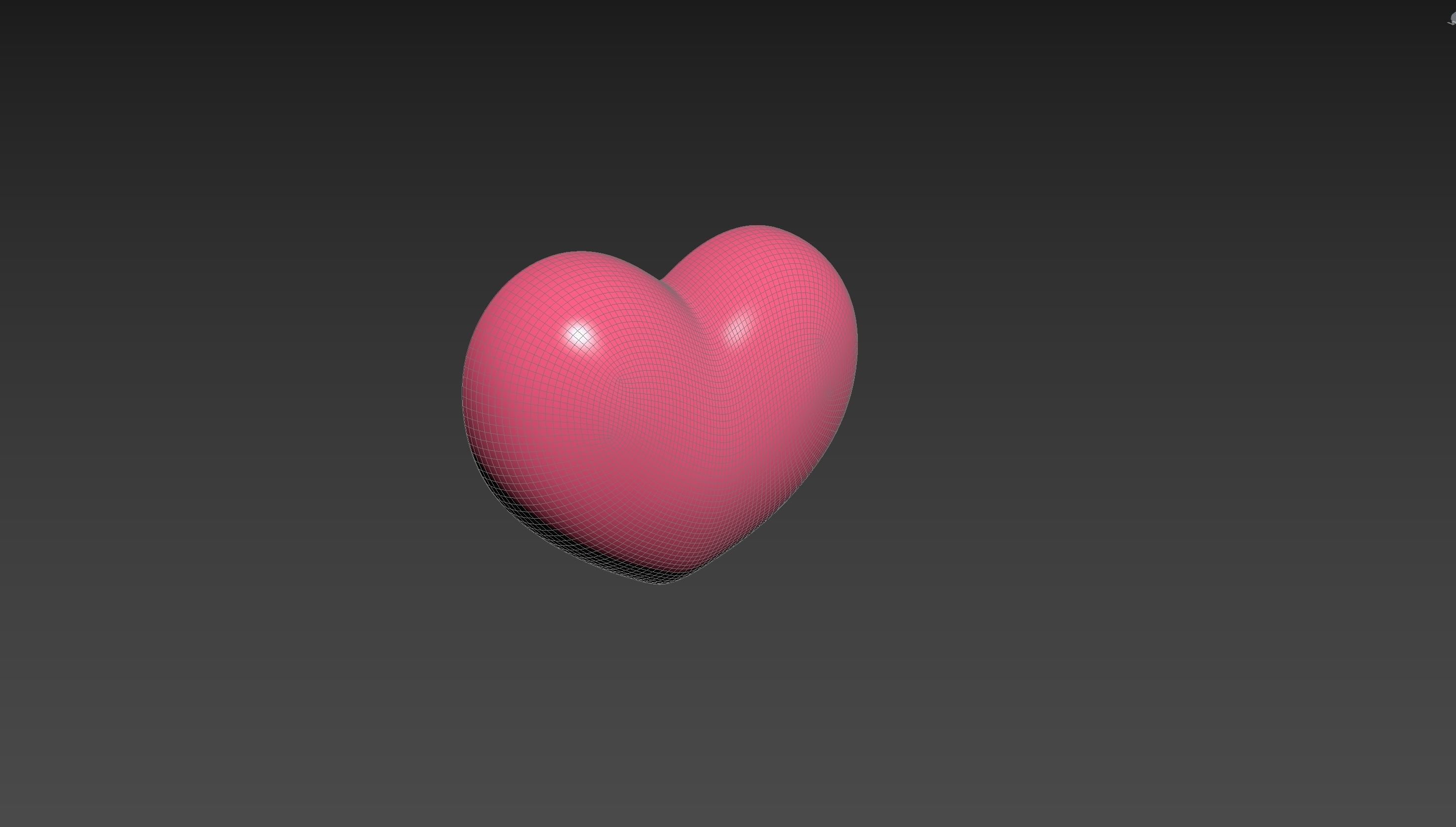 Half Heart 001 3D model 3D printable | CGTrader