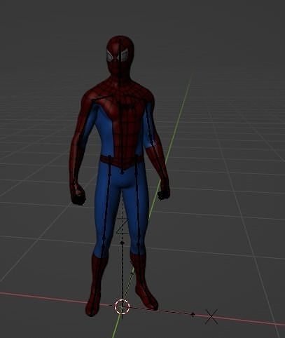 spider man free 3D model animated rigged | CGTrader