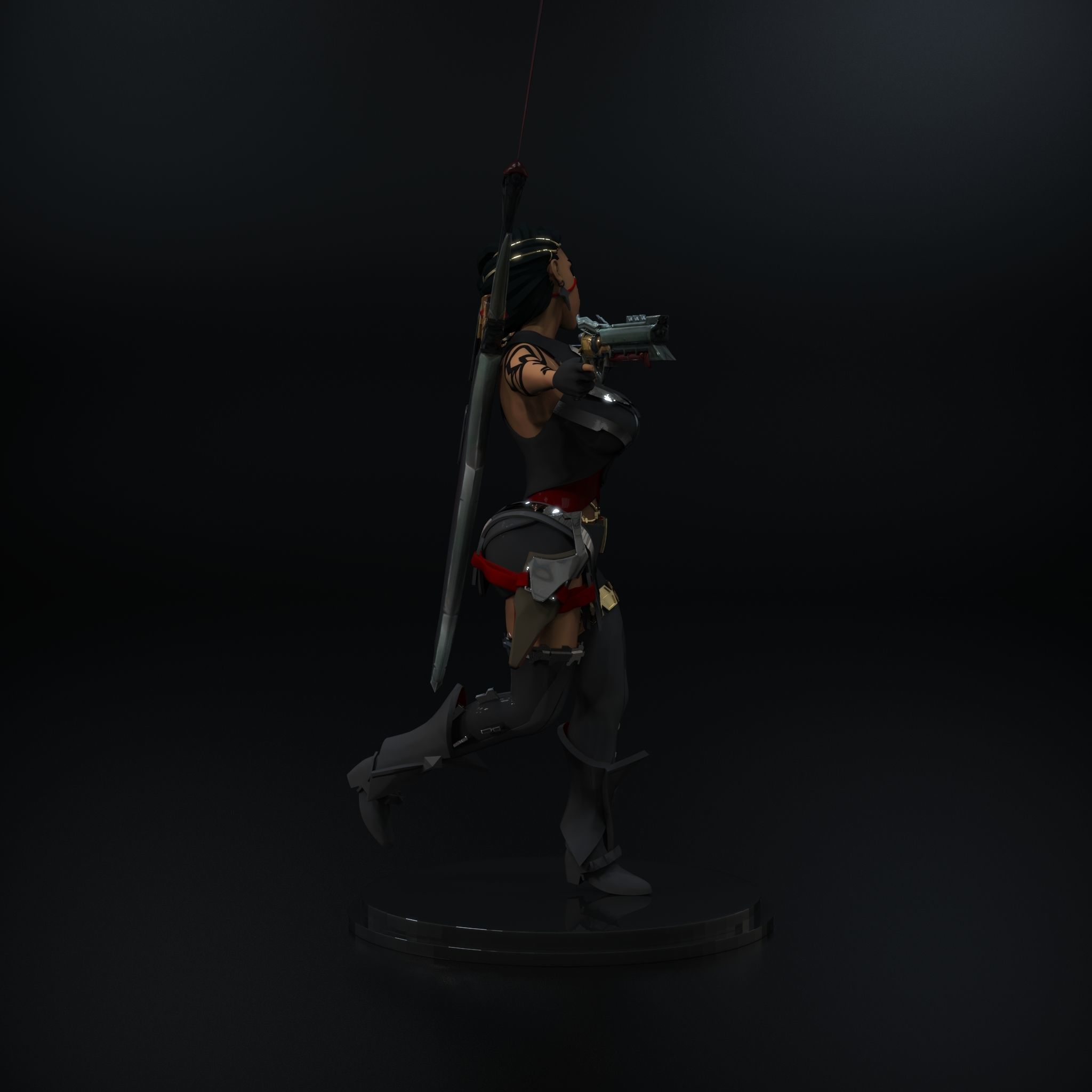 Samira League of legends Base skin 3D model 3D printable | CGTrader