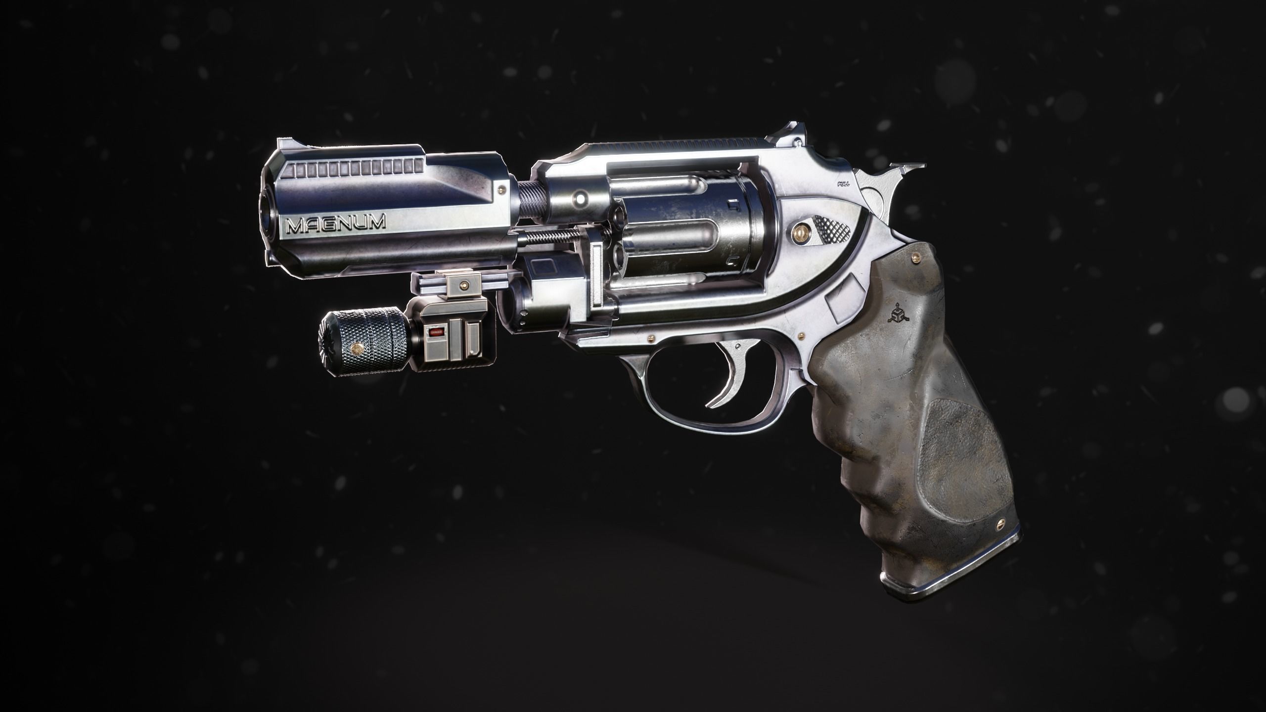 3D model Magnum Modern Revolver VR / AR / low-poly | CGTrader