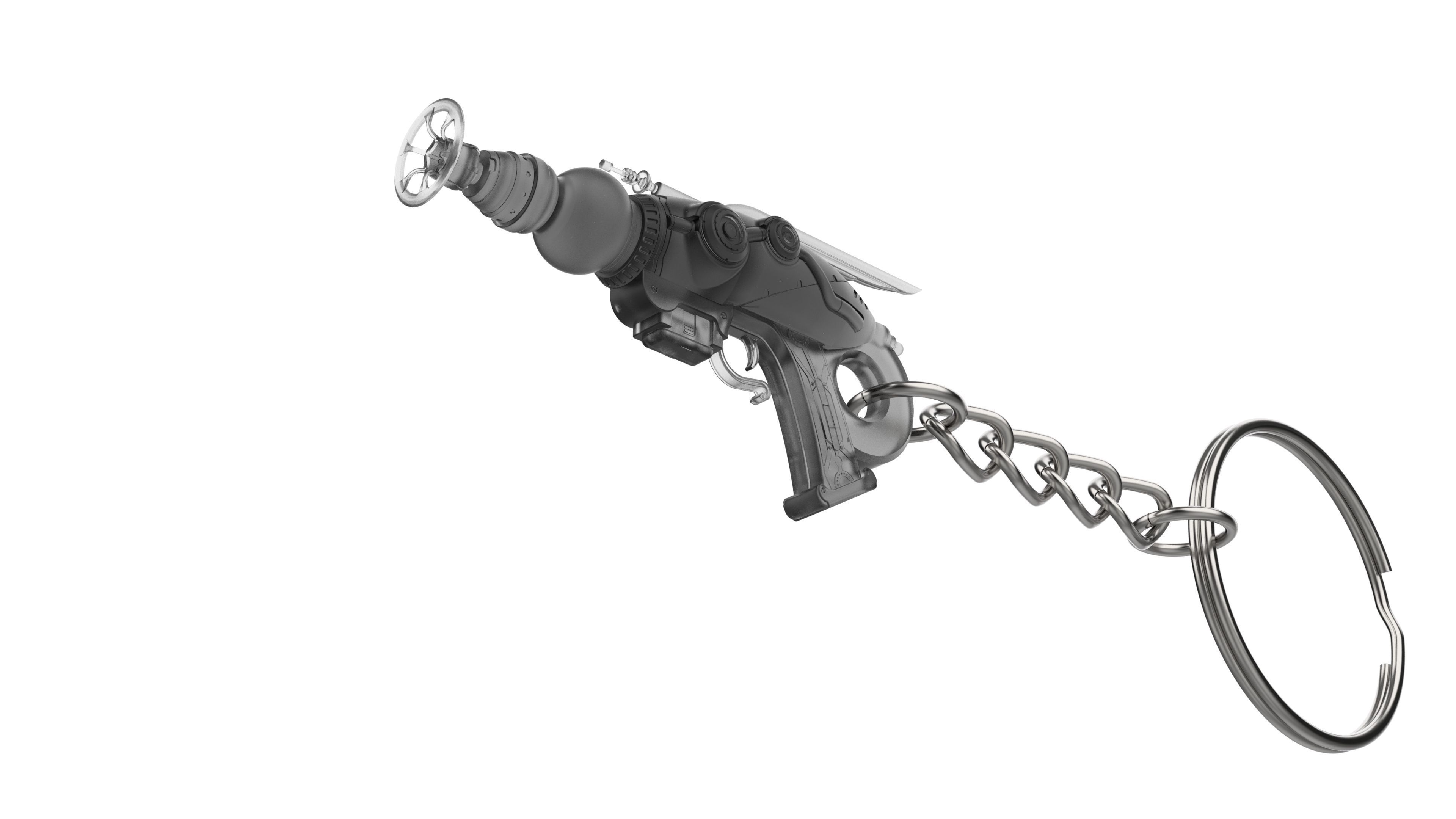 Keychain - Shrink Ray Blaster - Outer Worlds - Printable - STL 3D model ...