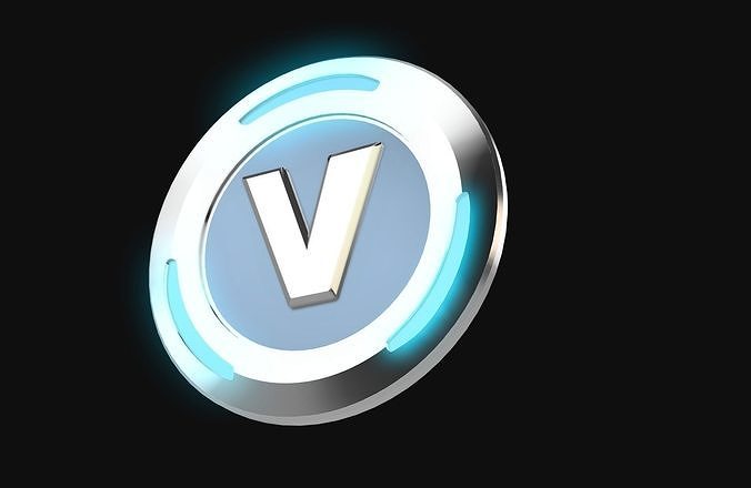 V-Bucks COIN 3D model 3D printable | CGTrader