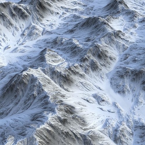 3D model Snow land 08 VR / AR / low-poly | CGTrader