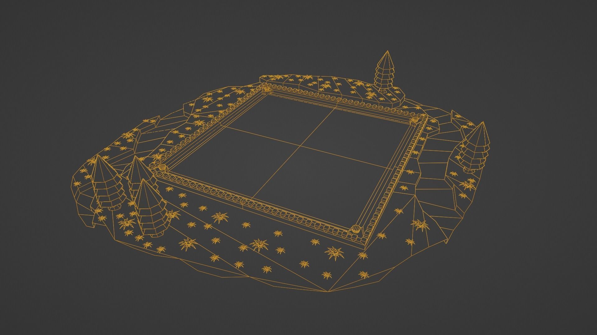 3D model Arena VR / AR / low-poly | CGTrader