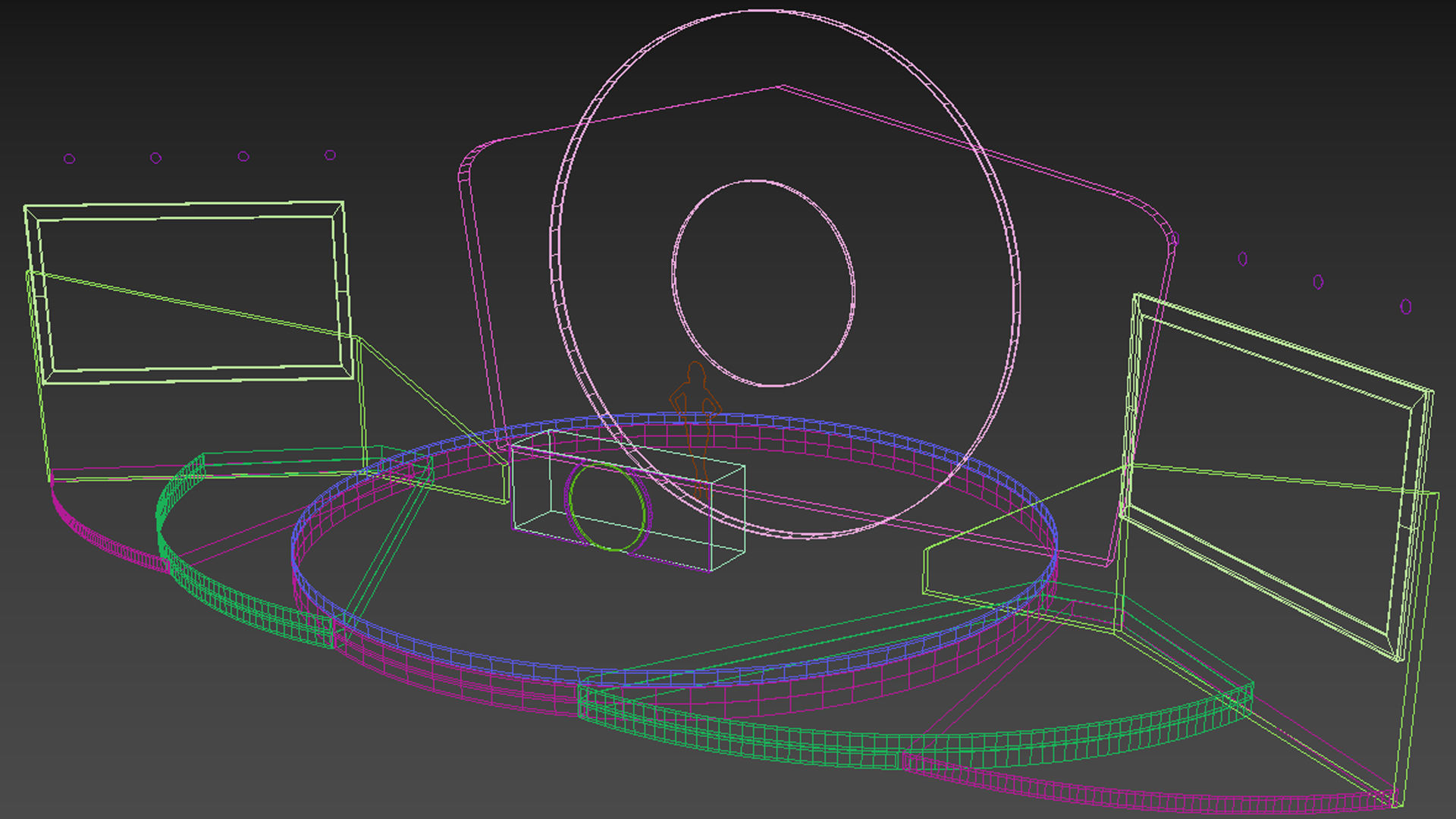 Stage design 3D model | CGTrader