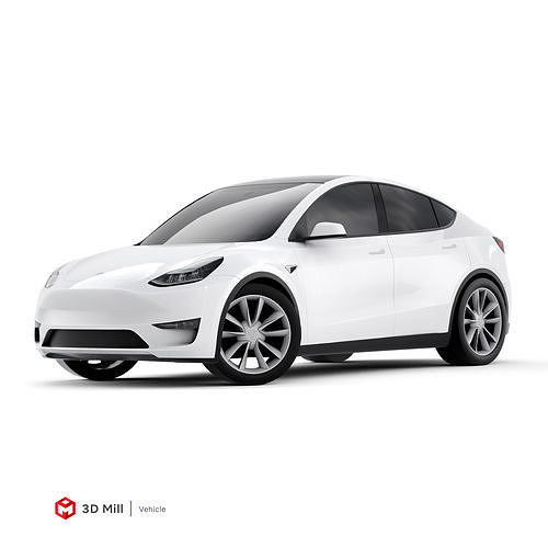 3D model Tesla Model Y 2021 VR / AR / low-poly | CGTrader