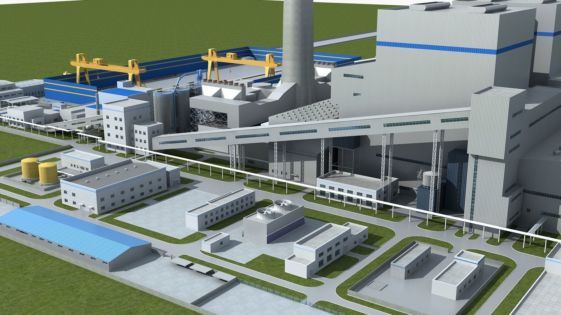 Power Station 2 3D model | CGTrader