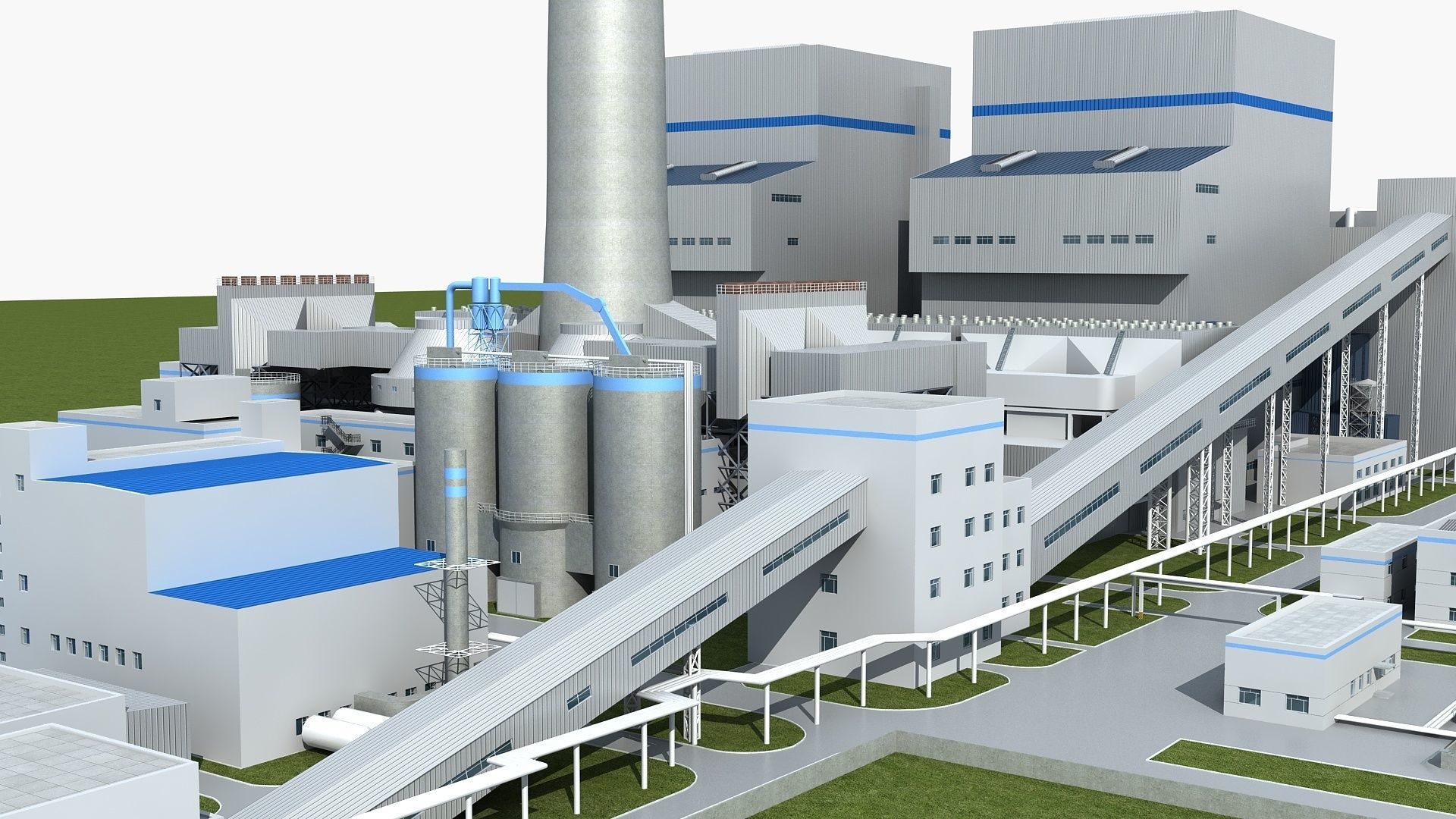 Power Station 2 3D model | CGTrader
