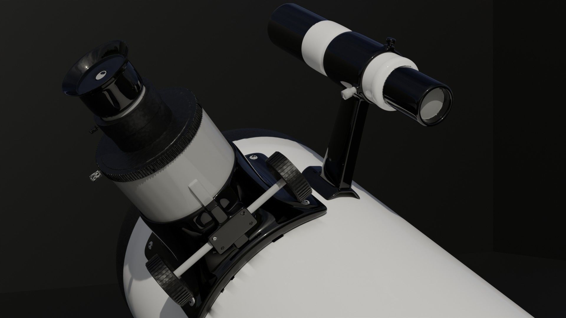 Dobson-based Newtonian telescope 3D model | CGTrader