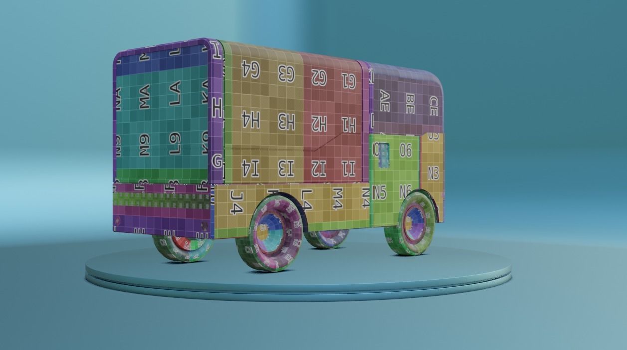 3D model Sci Fi kei truck VR / AR / low-poly | CGTrader