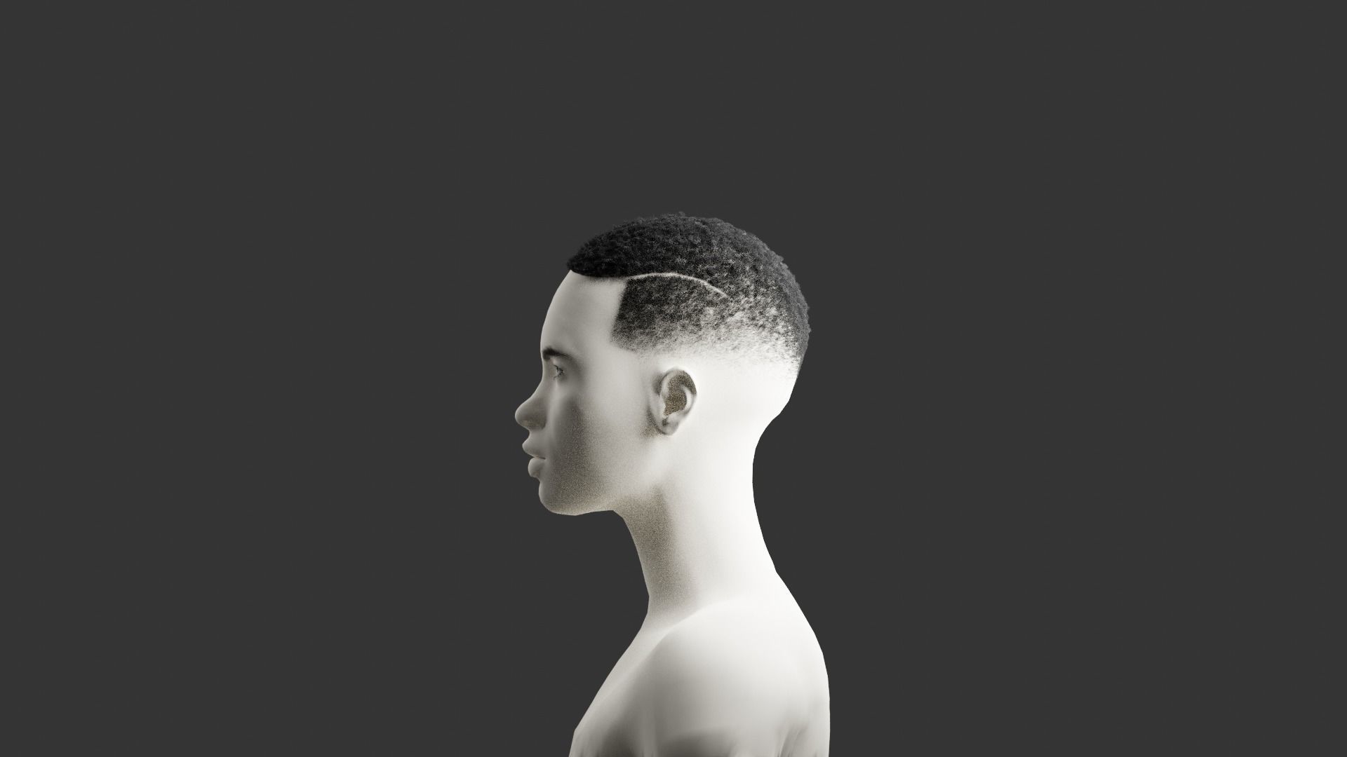 Fade with line 3D model | CGTrader