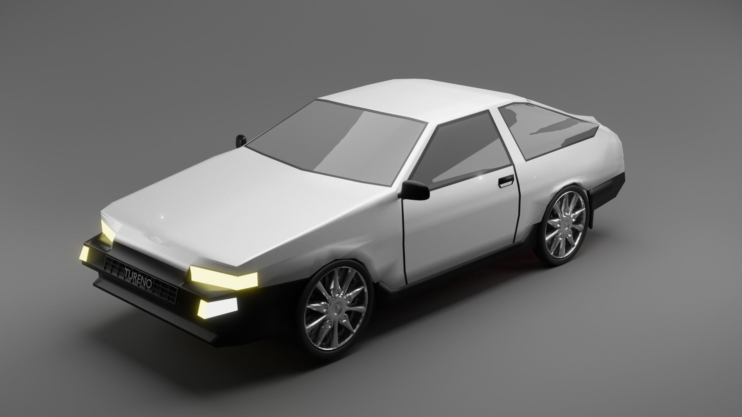 Toyota AE 86 Tureno 3D model | CGTrader
