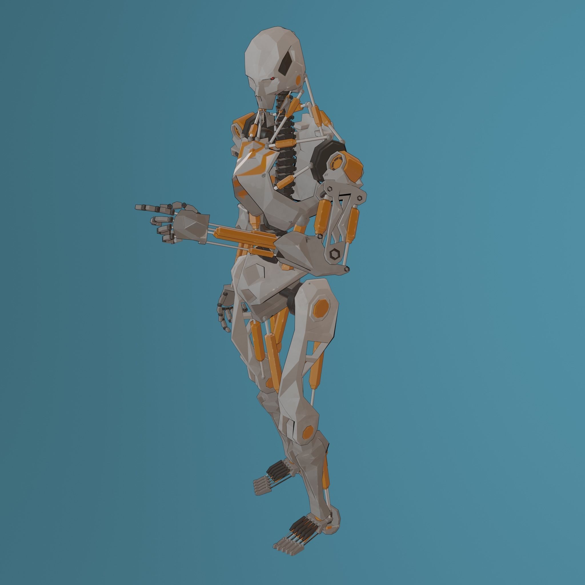 3D model Endoskeleton VR / AR / low-poly | CGTrader