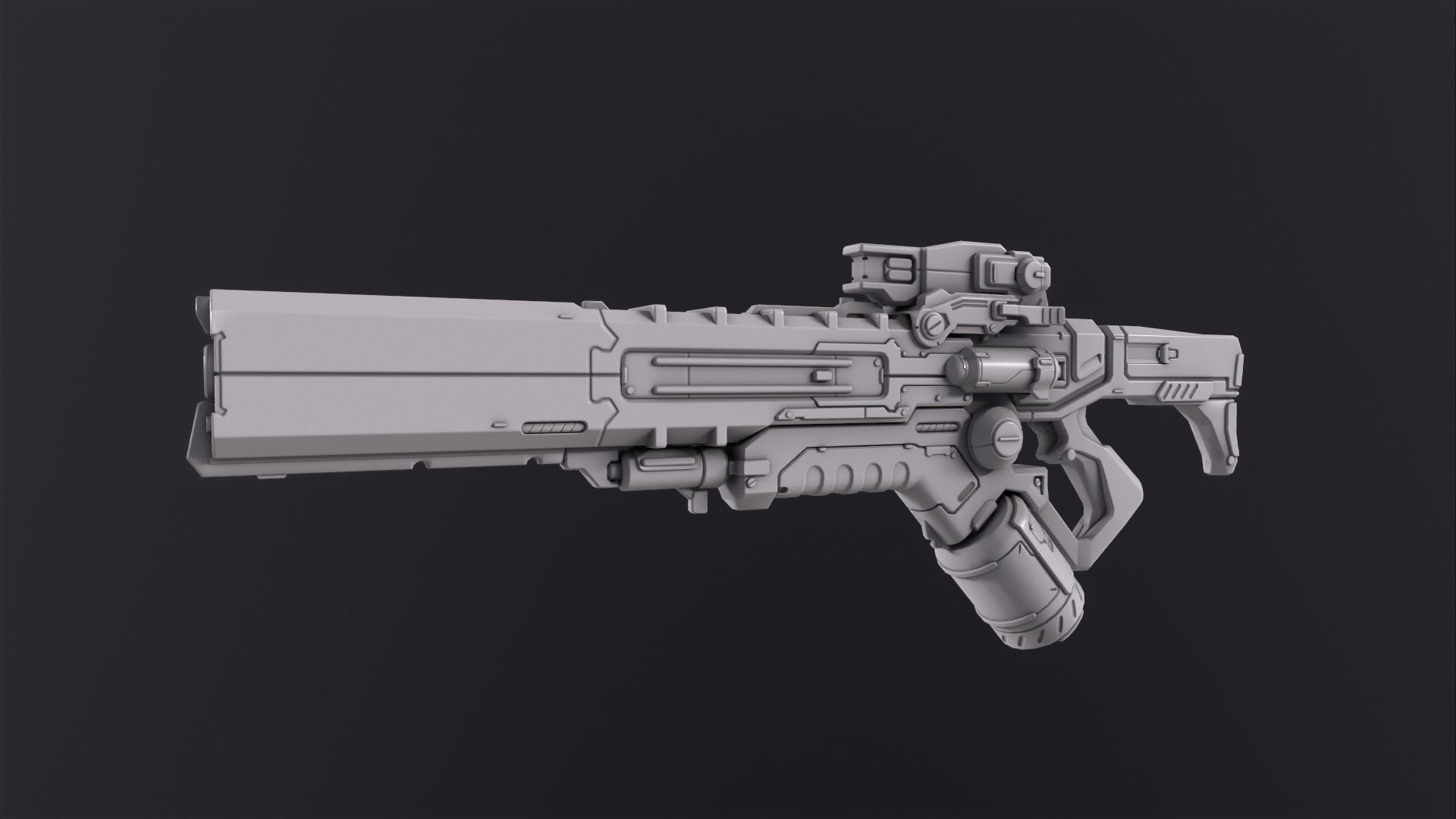 3D model Weapon Sci Fi Pack Vol 2 VR / AR / low-poly | CGTrader