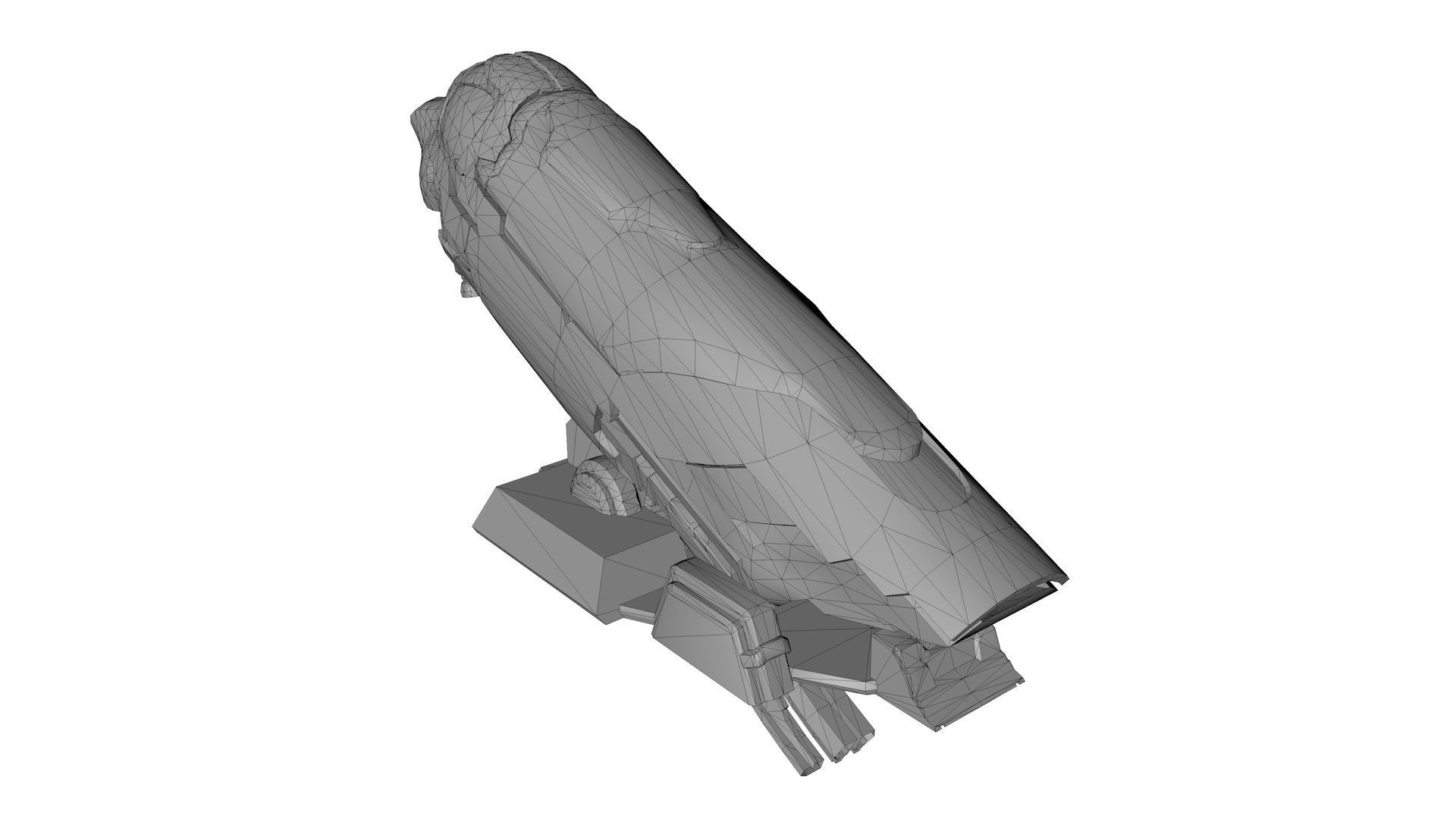 3D model Futuristic Sleep Pod VR / AR / low-poly rigged animated | CGTrader