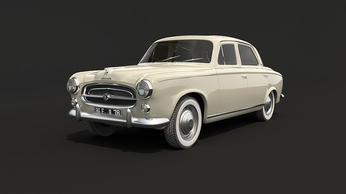 Peugeot 403 Berline 3D model | CGTrader