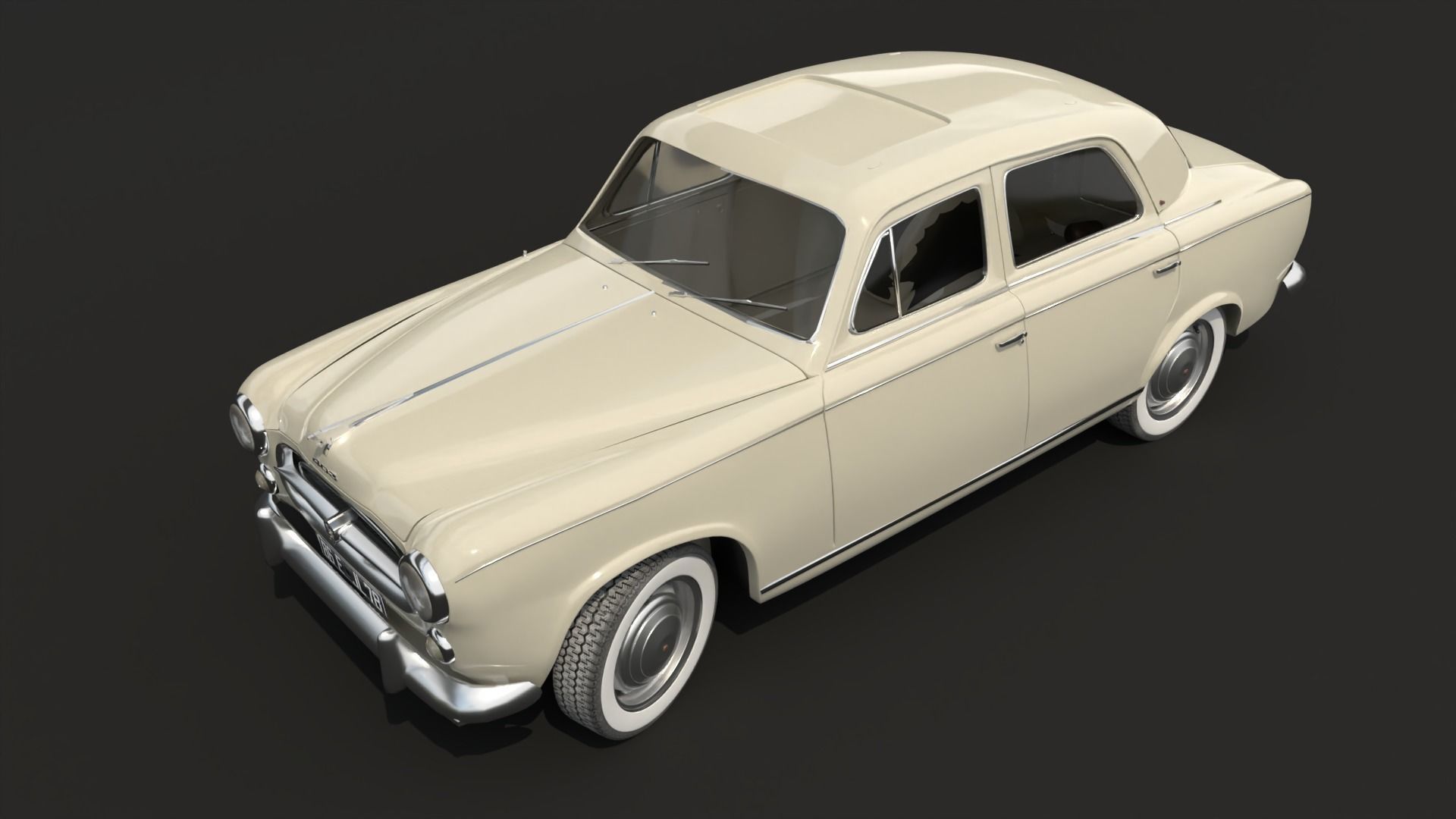 Peugeot 403 Berline 3D model | CGTrader