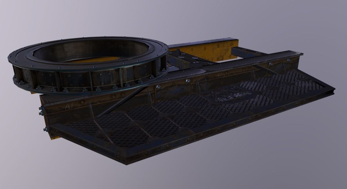 3D model Crane Engine Platform VR / AR / low-poly | CGTrader