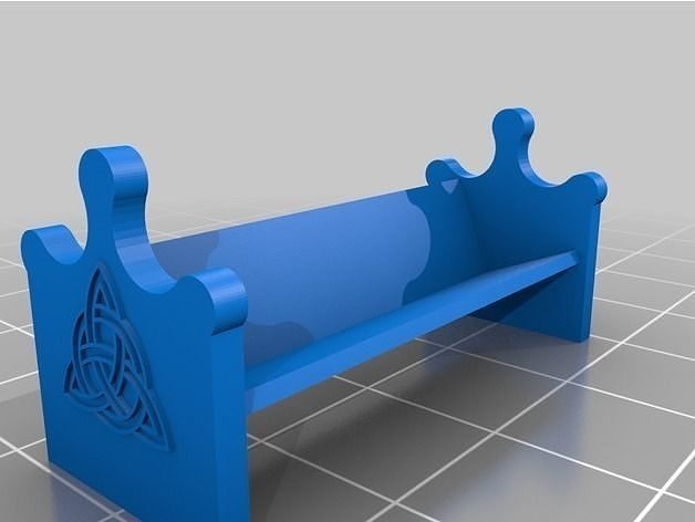 Miniature book stand free 3D model 3D printable | CGTrader