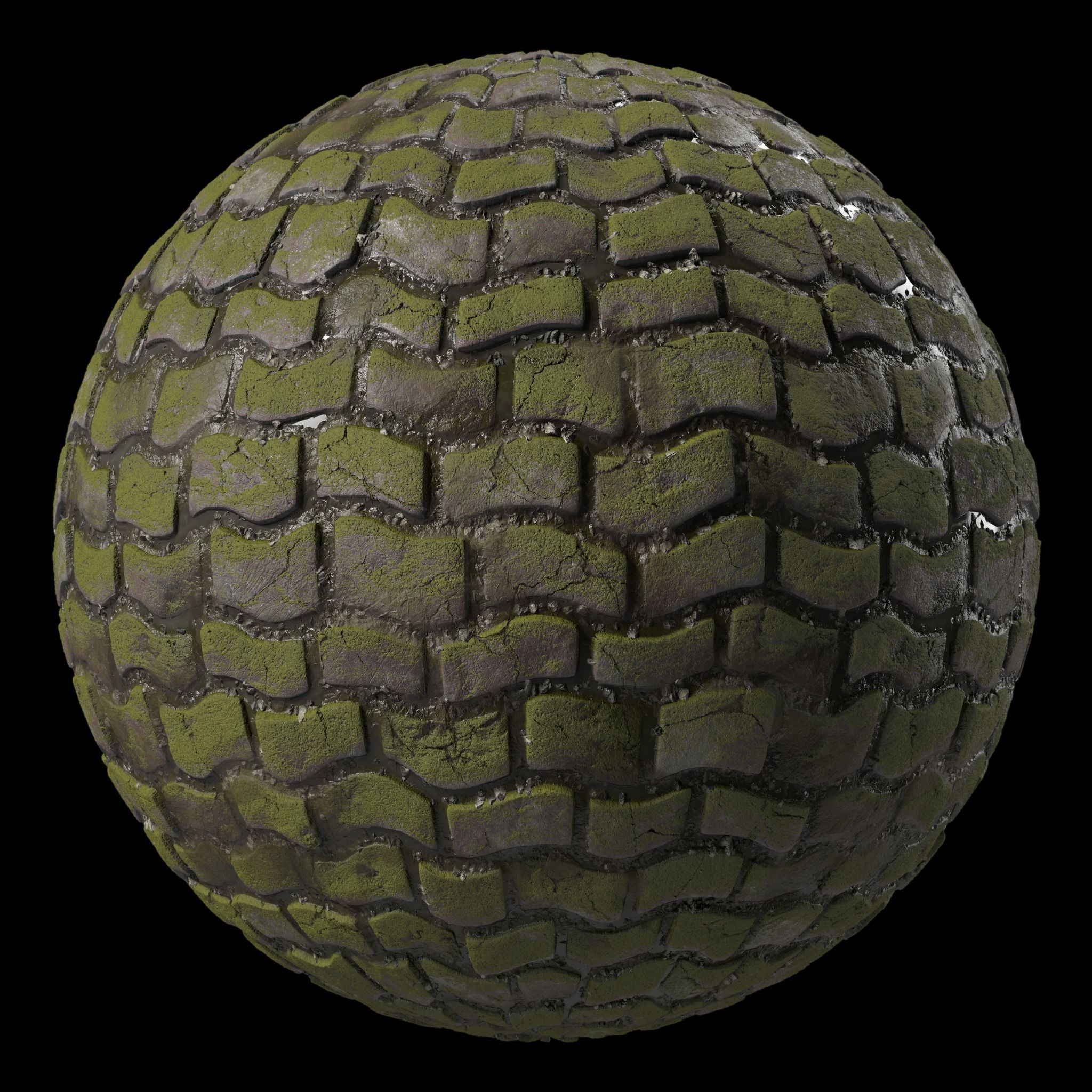 Texture Pavement Materials 37- Paving By Snow and Mud Seamless VR / AR ...