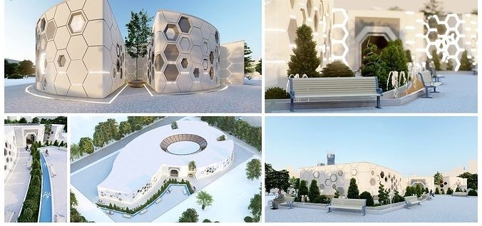 Cinema project plan 2d and 3D Model 3D model | CGTrader