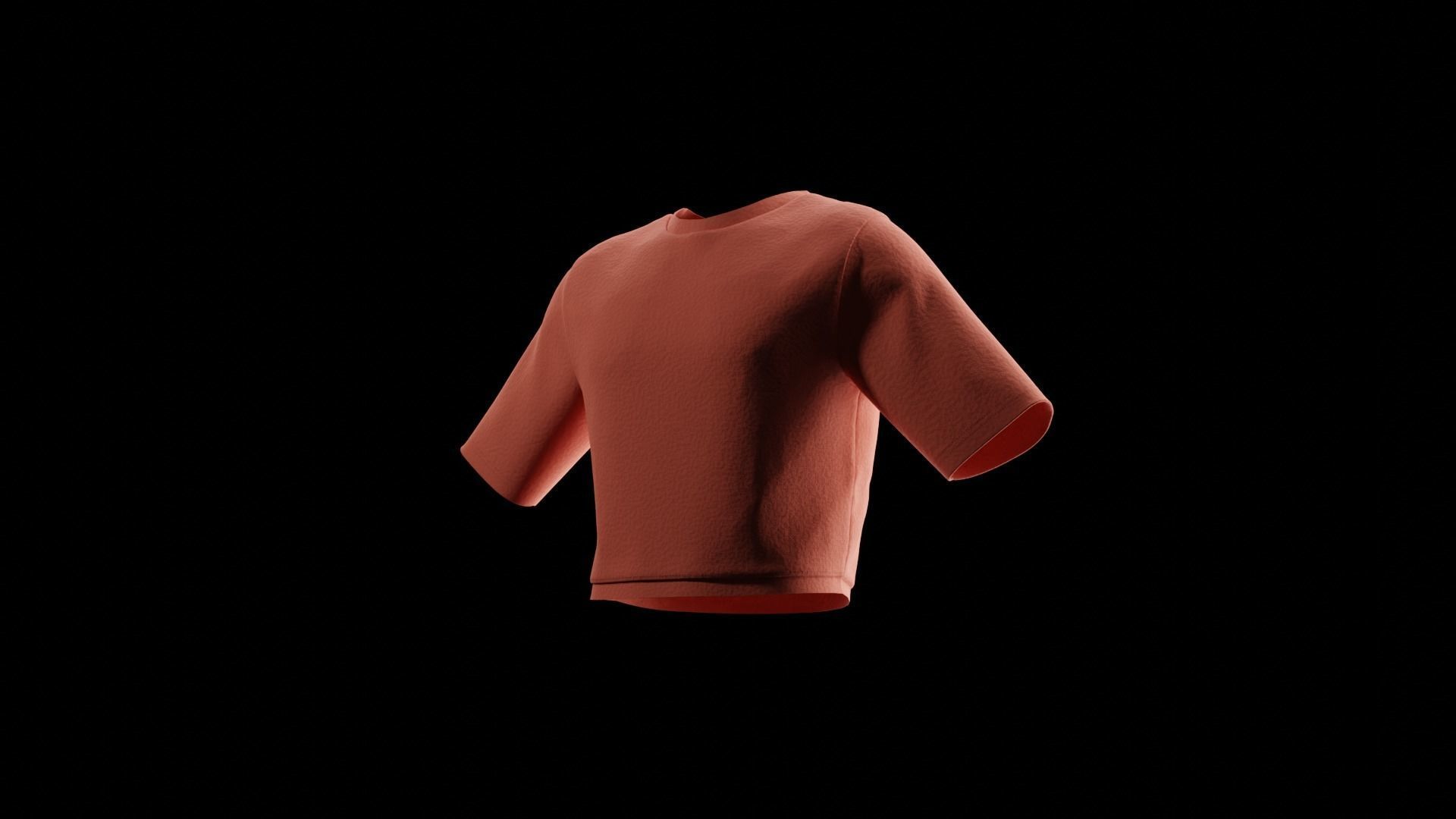 Mens Crop Top 3D model | CGTrader