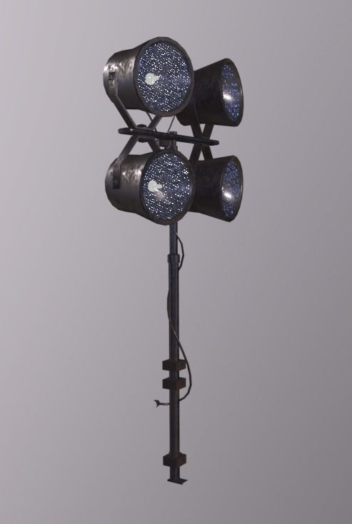 3D model Crane Platform Light VR / AR / low-poly | CGTrader