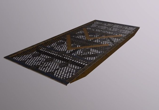3D model Crane Platform Seperate VR / AR / low-poly | CGTrader