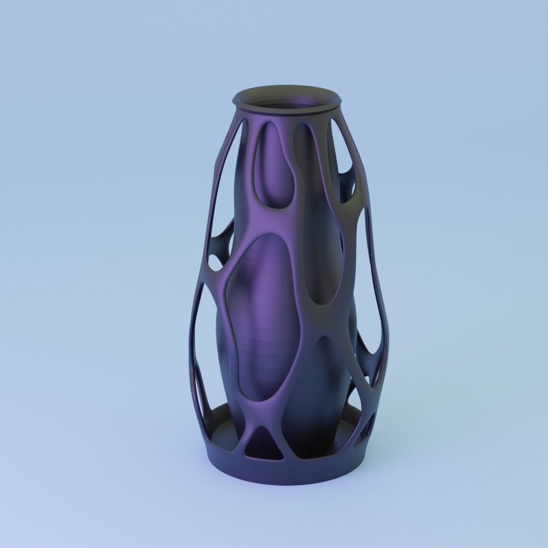 futuristic 3d printable flower vase-Customizable Home Decor 3D model 3D ...
