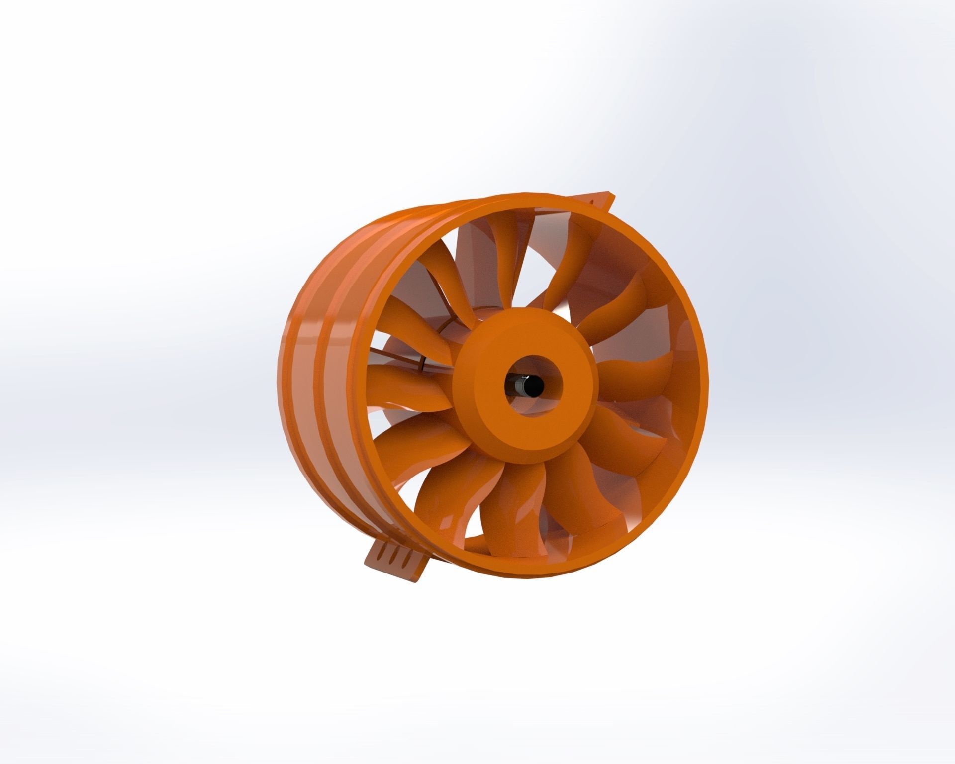 EDF 90mm 12 Blade Electric Jet Engine 3D model 3D printable | CGTrader