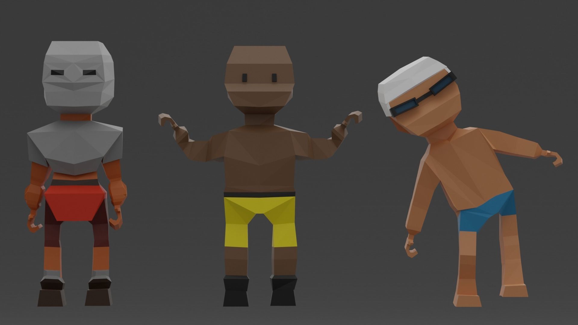 3D model characters VR / AR / low-poly | CGTrader