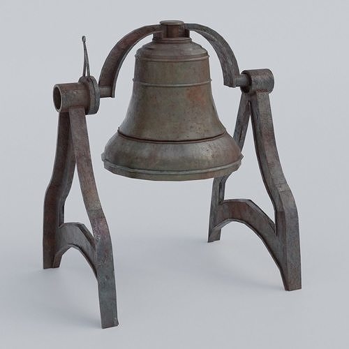 3D model Old Bell VR / AR / low-poly | CGTrader