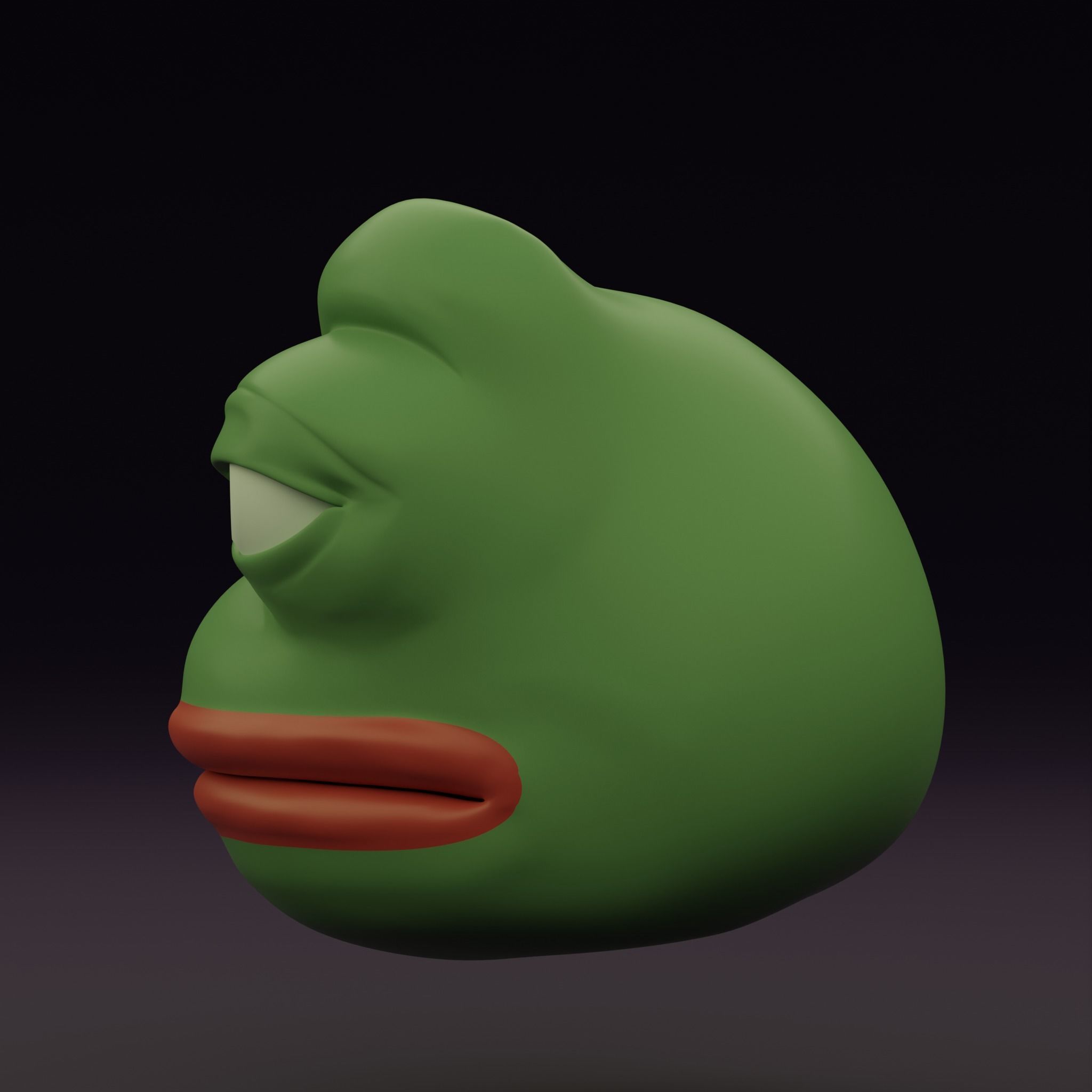 3D model Pepe the Frog Eye Rig and 5 Shape Keys Expressions Bundle VR ...