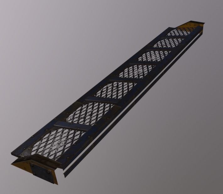 3D model Crane Ramp Shutter VR / AR / low-poly | CGTrader