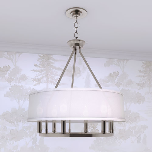 3D model Progress Cherish 6-Light Chandelier P4618-09 VR / AR / low ...