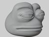 3D model Pepe the Frog Realistic and Cell Shaded - Eye Rig and Shape ...