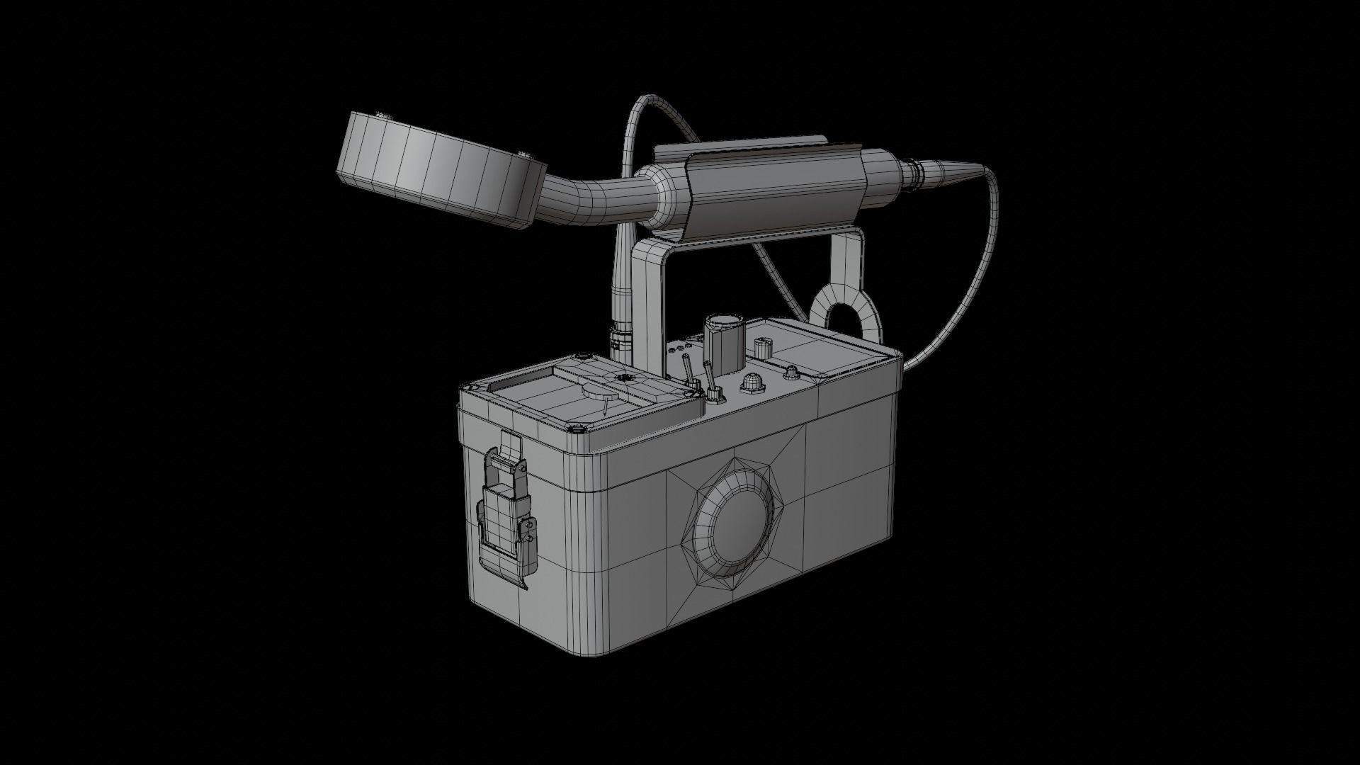 3D model Radiation Survey Meter VR / AR / low-poly | CGTrader