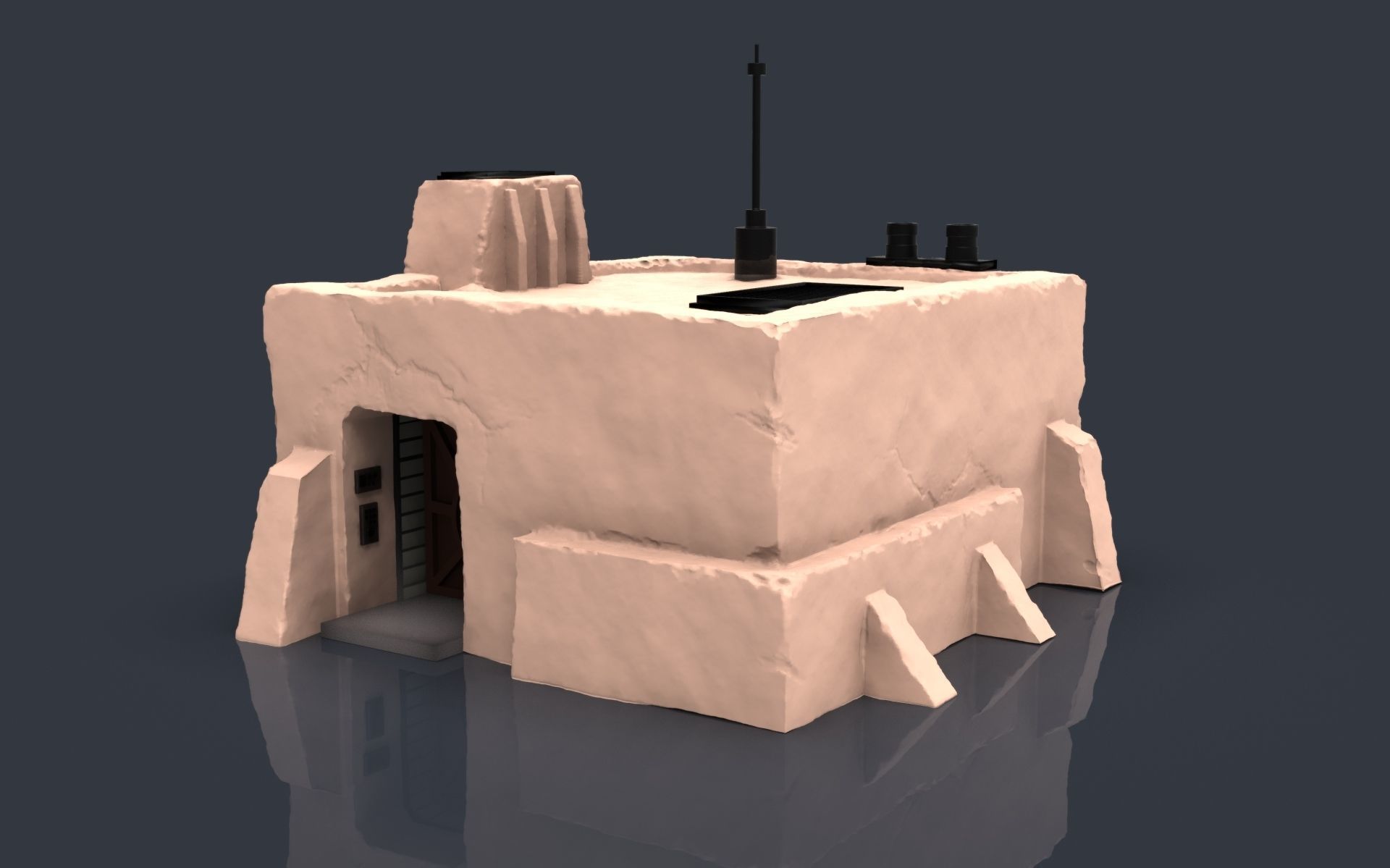 Star wars Tatooine Building pack for print 3D model 3D printable | CGTrader